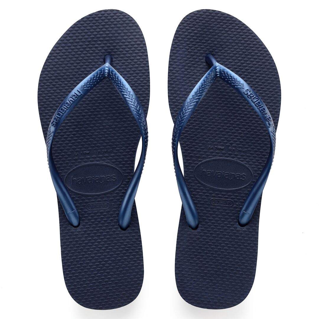 HAVAIANAS SLIM 4000030-0555 ΜΠΛΕ | Topshoes.gr