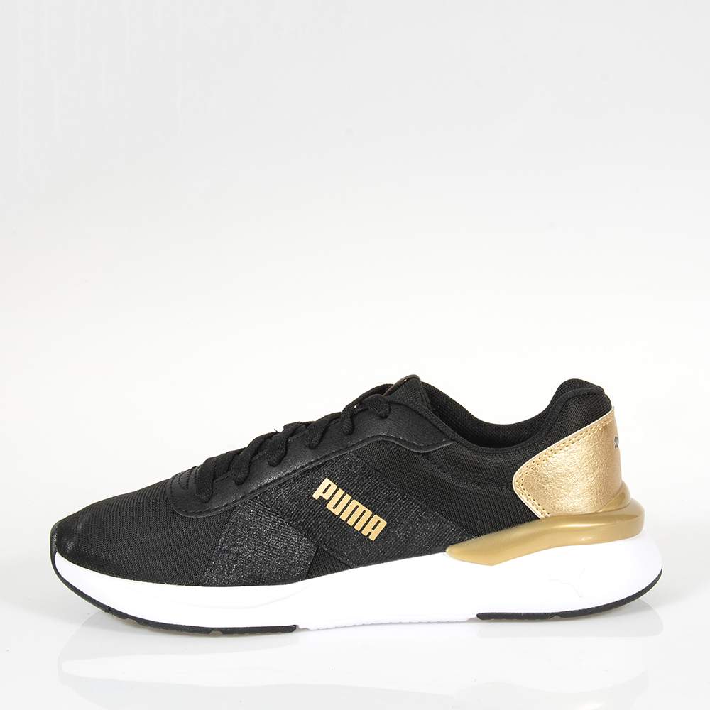 PUMA ROSE METALLIC POP 381080-01 ΜΑΥΡΑ | Topshoes.gr