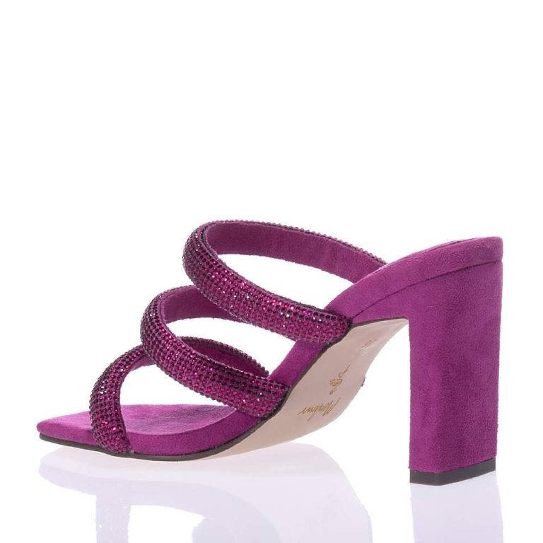 MENBUR 22831-0018 ΦΟΥΞΙΑ MULES ΨΗΛΑ | Topshoes.gr