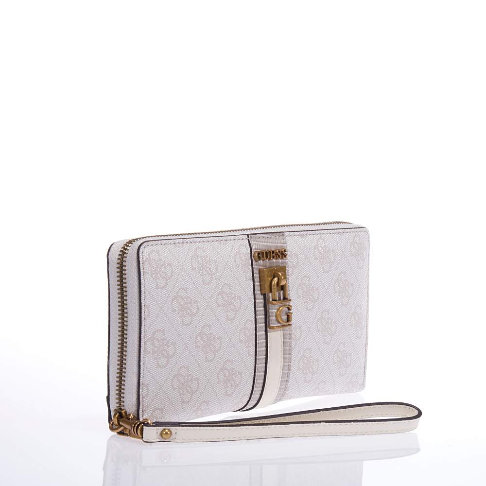 GUESS GINEVRA SWSB8675630 WALLET STONE | Topshoes.gr