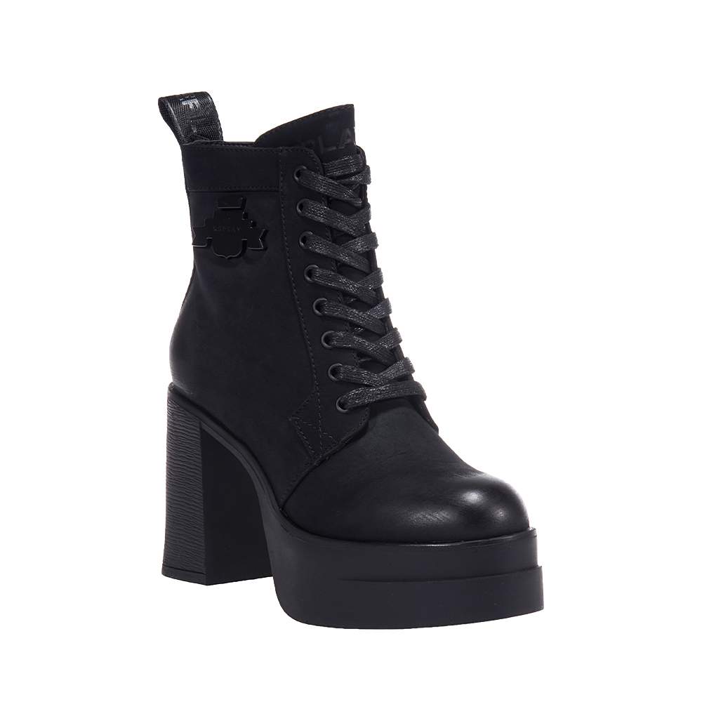 REPLAY ANGELA SHIELD RP5S0003S BLACK TIE BOOTS | Topshoes.gr