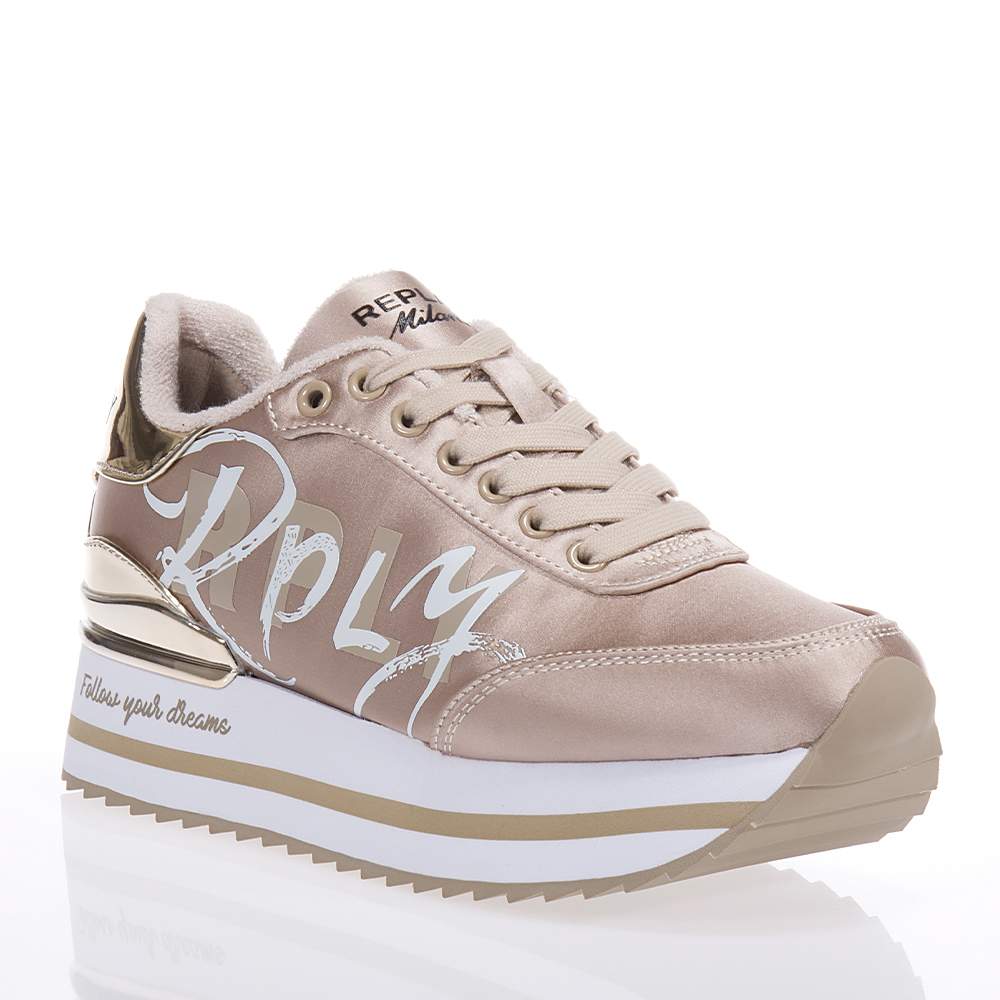REPLAY NEW PENNY EMERY RS3D0045T ΧΡΥΣΑ SNEAKERS | Topshoes.gr